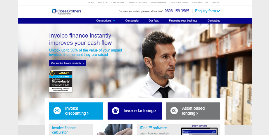 Close Brothers Invoice Factoring Review UK 2026 | ExpertSure