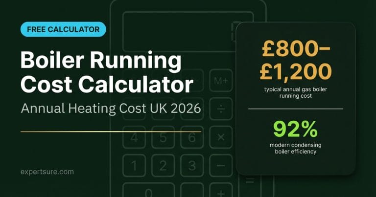 Heat Pump Running Cost Calculator UK 2026 | Free ASHP Cost Tool